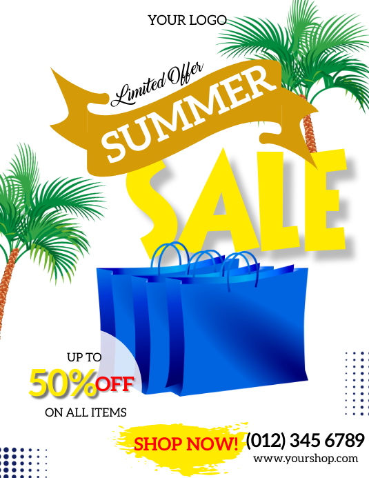 Summer Sale Flyer Template | PosterMyWall