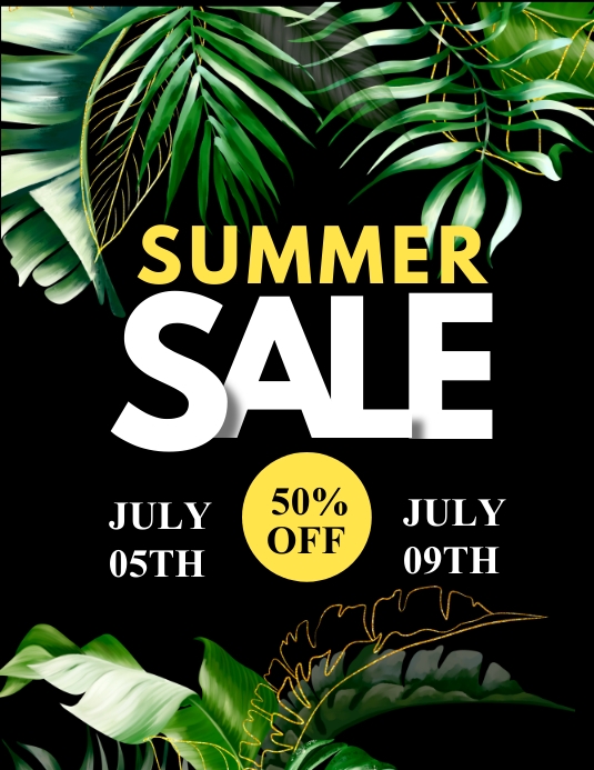 SUMMER SALE FLYERS Template | PosterMyWall