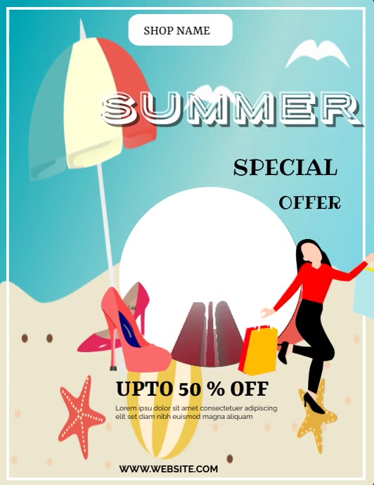 summer sale flyers Template | PosterMyWall
