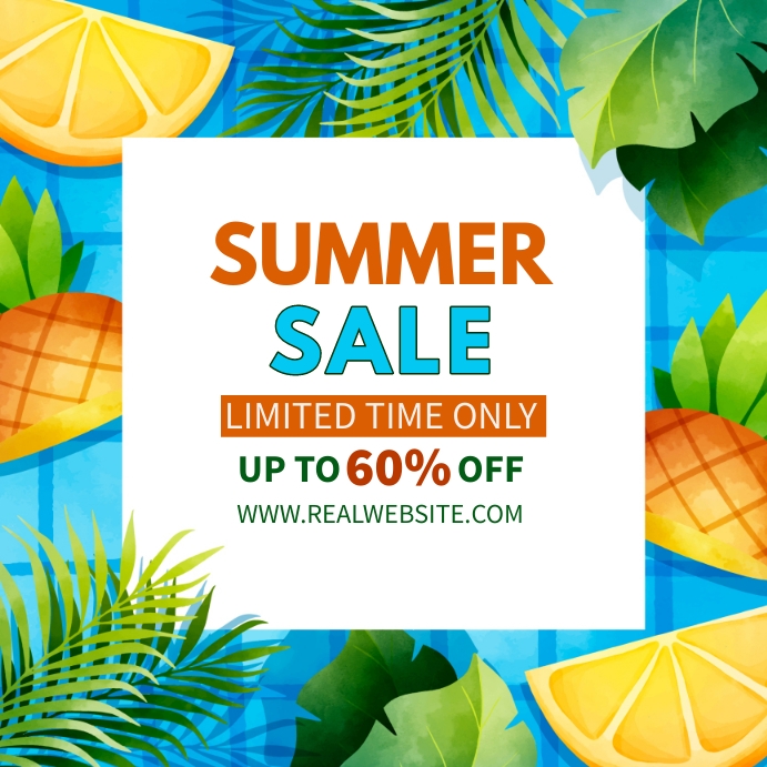 Summer Sale Instagram Post Template | PosterMyWall