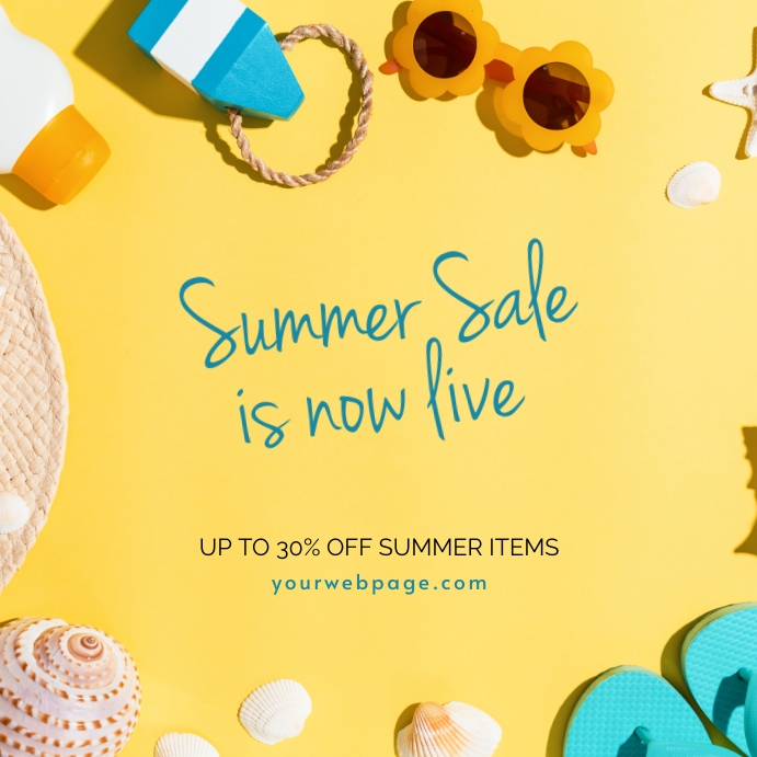 Copy of Summer Sale Instagram Post template | PosterMyWall