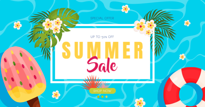 Summer Sale Offer Template | PosterMyWall