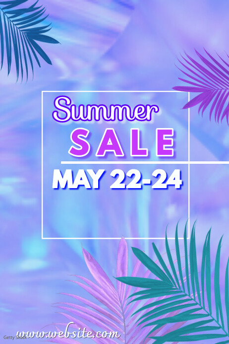 Summer Sale Poster Template | PosterMyWall