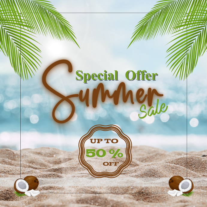 Summer Sale Poster Template | PosterMyWall