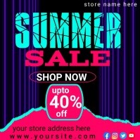 Summer Sale Ads Template | PosterMyWall