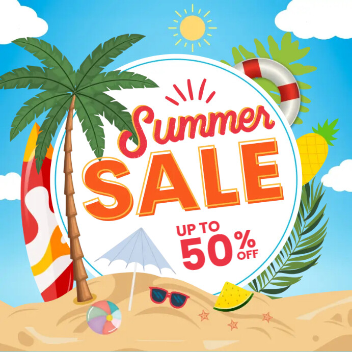 Summer Sale Special Offer Ads Template | PosterMyWall