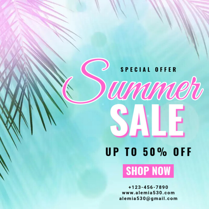 Plantilla de Summer sale Template | PosterMyWall