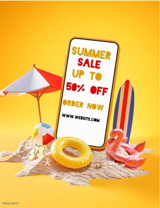 summer sale video Template | PosterMyWall