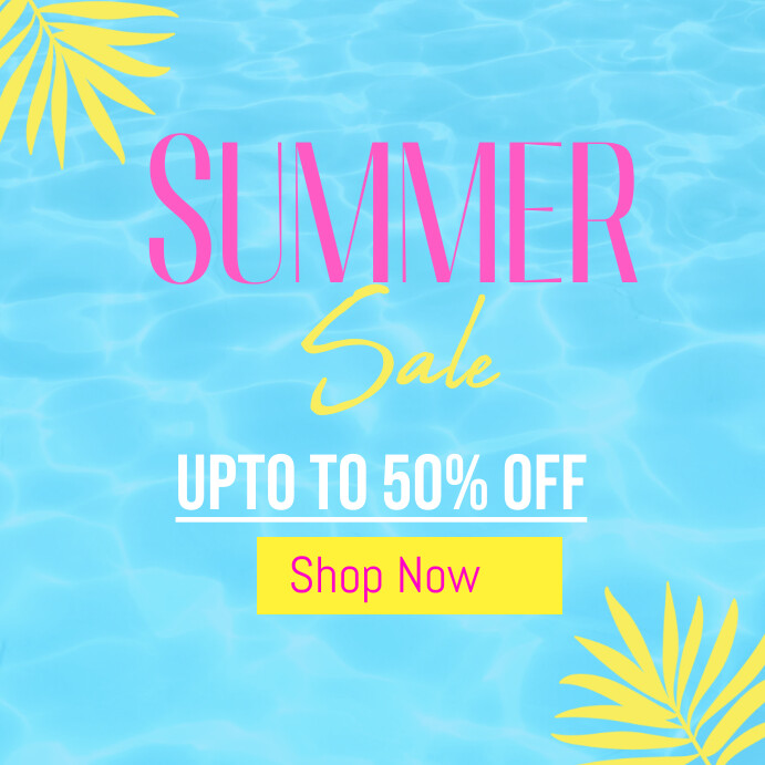 Copy of Summer sales ad | PosterMyWall