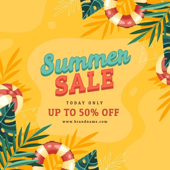SUMMER SALES Template | PosterMyWall