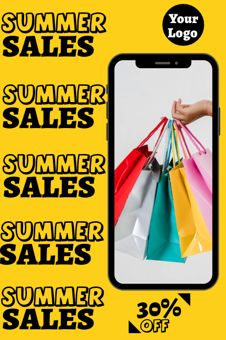 SUMMER SALES Template | PosterMyWall