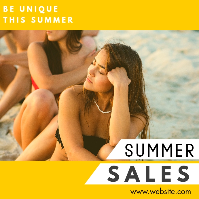 summer sales instagram post advertisement Template | PosterMyWall