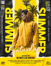 Summer Saturday Template | PosterMyWall