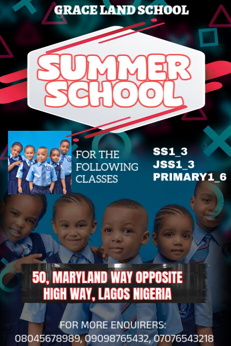 Summer school Template | PosterMyWall