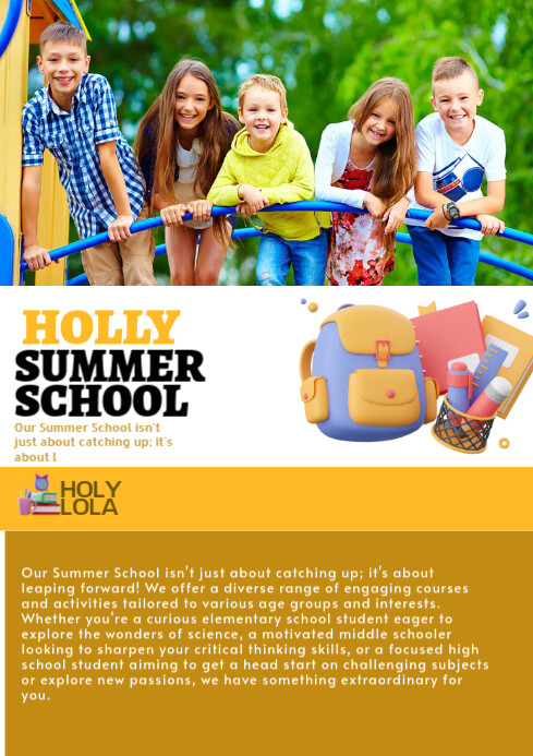 summer school poster Template | PosterMyWall