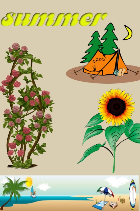 Copy of summer season | PosterMyWall