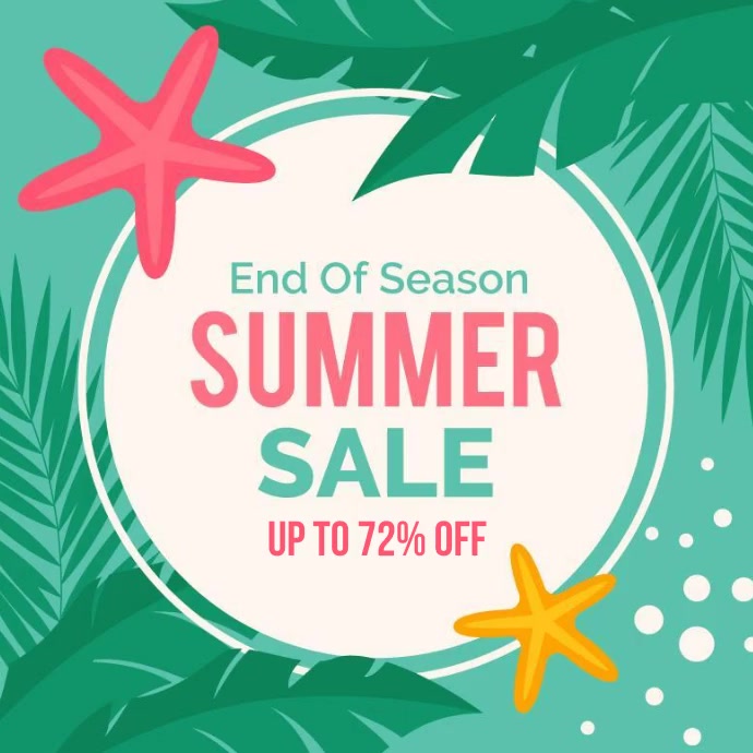 Copy of SUMMER SEASON SALE AD TEMPLATE | PosterMyWall