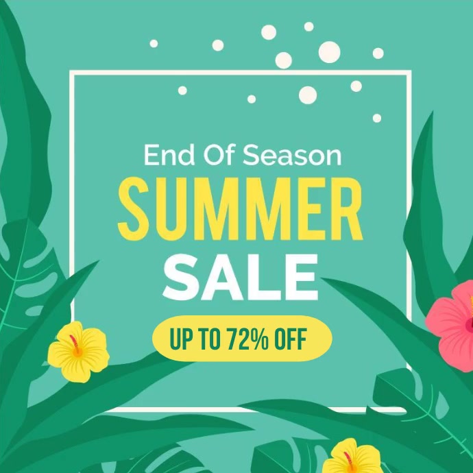 Copy of SUMMER SEASON SALE AD TEMPLATE | PosterMyWall
