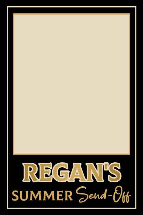 Summer Send-Off 4x6 Photo Frame Template | PosterMyWall
