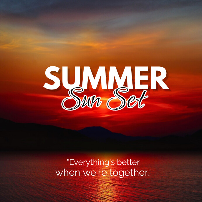 Plantilla de Summer set | PosterMyWall