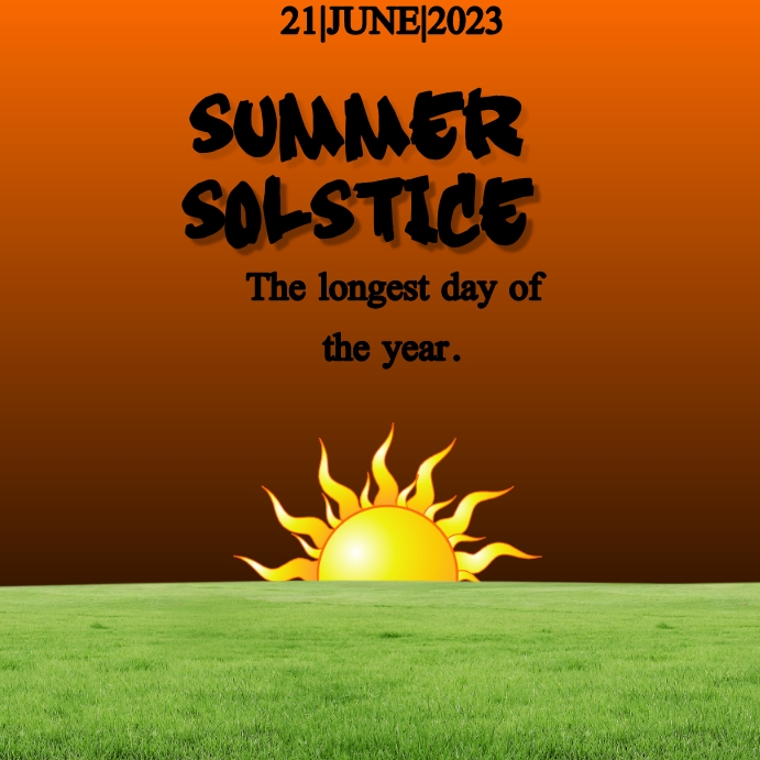 Summer solstice Template | PosterMyWall