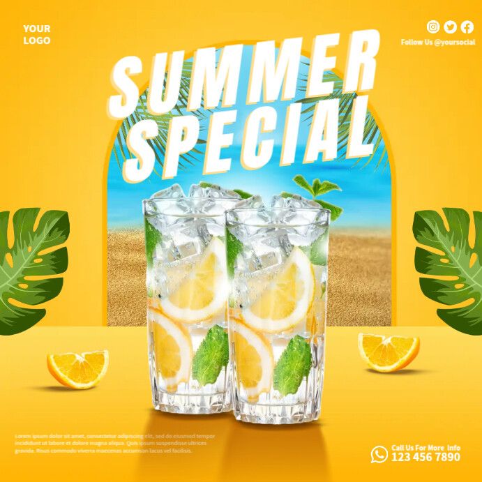 Summer Special Template | PosterMyWall