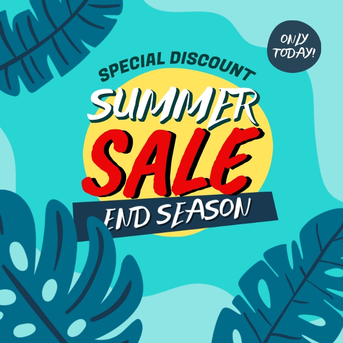 Summer Summer Sale Template | PosterMyWall