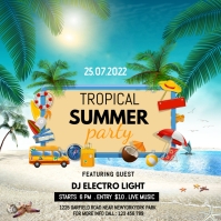 Summer Holiday AD Template | PosterMyWall