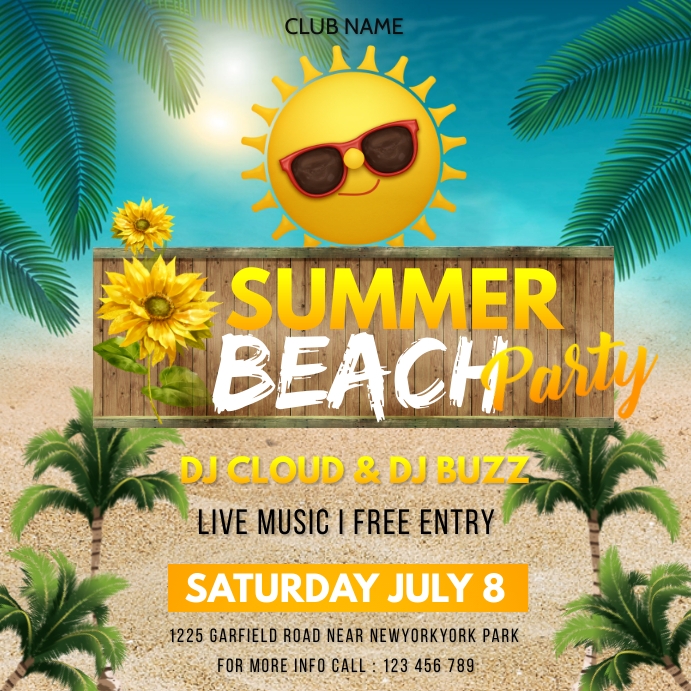 Summer template | PosterMyWall