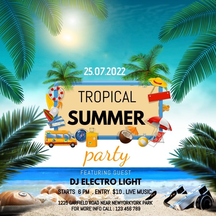 Copy of Summer template | PosterMyWall