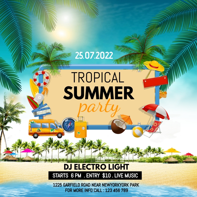 Copy of Summer template | PosterMyWall