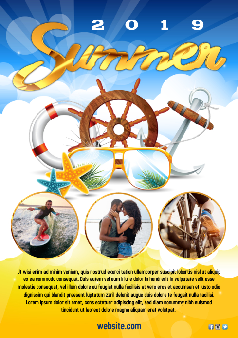 Copy of Summer Theme Poster | PosterMyWall