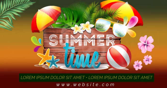 Copy of Summer Time | PosterMyWall