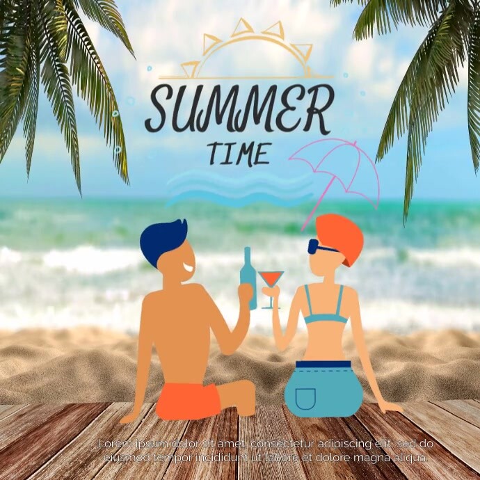 Plantilla de summer time | PosterMyWall