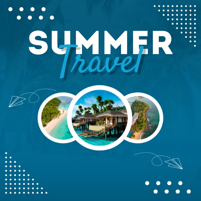 Modèle SUMMER TRAVEL | PosterMyWall