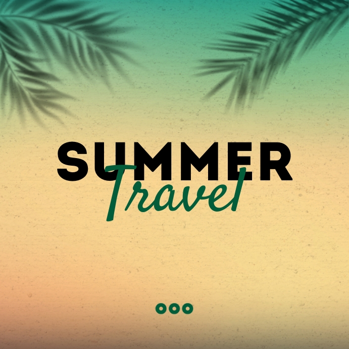 SUMMER TRAVEL Template | PosterMyWall
