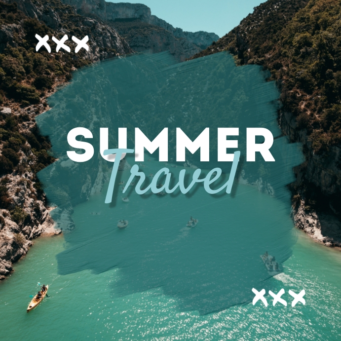 SUMMER TRAVEL Template | PosterMyWall