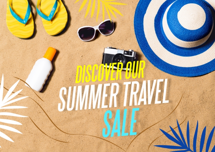 Plantilla de Summer Travel Sale Ad | PosterMyWall