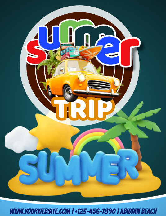 Plantilla de Summer trip | PosterMyWall