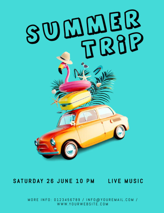 Plantilla de SUMMER TRIP | PosterMyWall