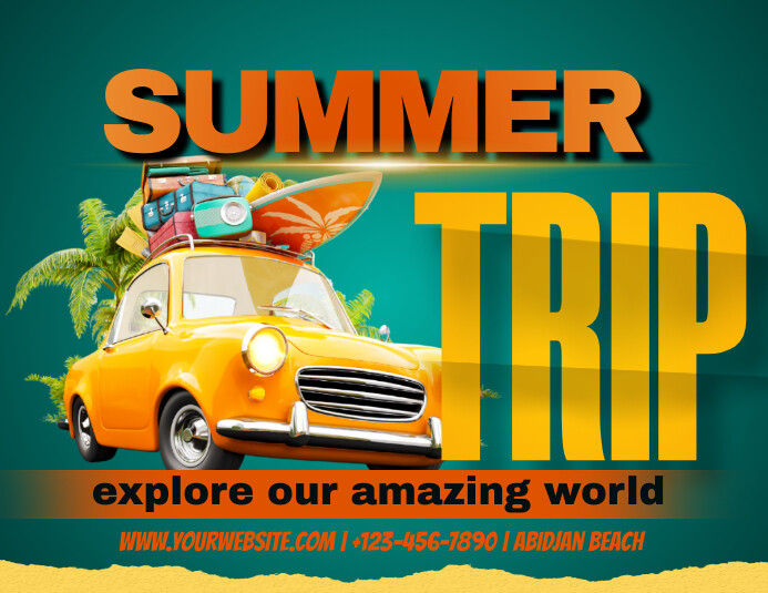 Summer trip Template | PosterMyWall