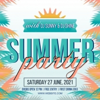 Summer Party Invite Template | PosterMyWall