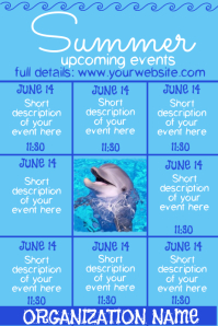 Summer Events Template | PosterMyWall