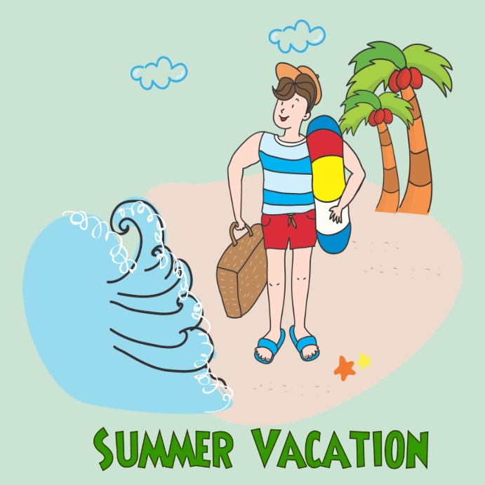 Summer Vacation Template | PosterMyWall