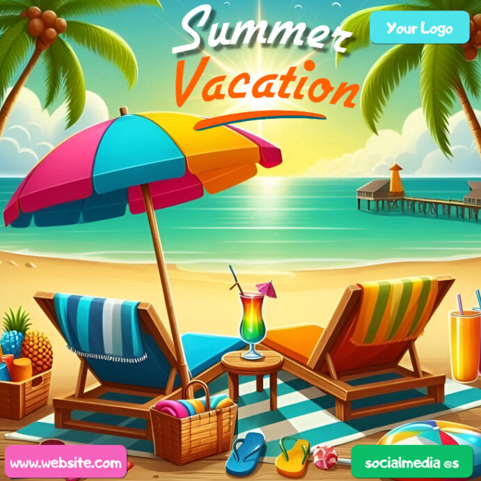 Plantilla de Summer Vacation | PosterMyWall
