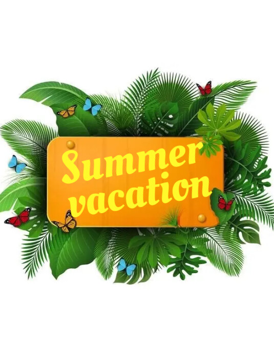 Summer vacation Template | PosterMyWall