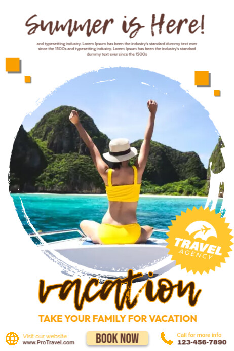 Summer Vacation Template | PosterMyWall