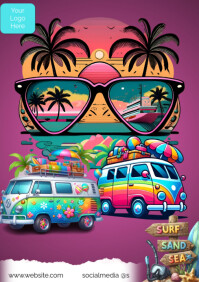 Summer Holidays Template | PosterMyWall