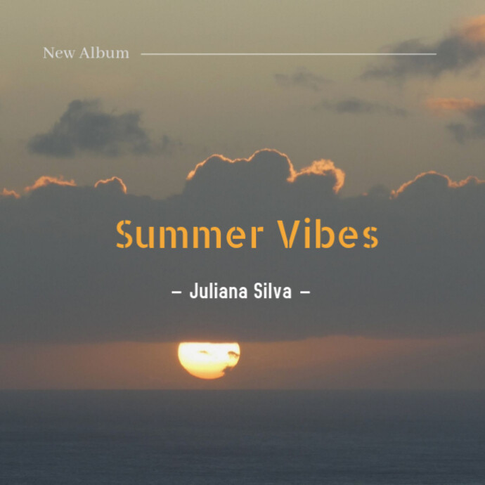 Summer Vibes Album Cover Modelo | PosterMyWall