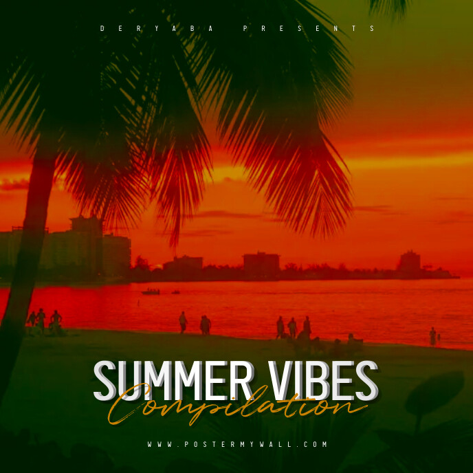 Summer Vibes CD Album Cover Template | PosterMyWall